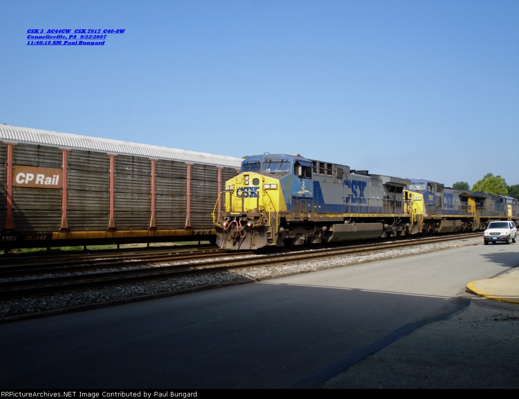 CSX 3 AC44CW Sept 22, 2007